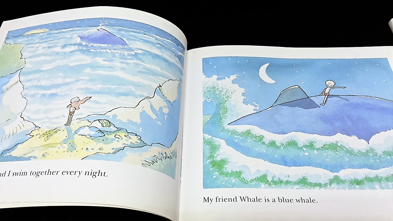 Kid Books Blog: 182.My Friend Whale / Little one Step
