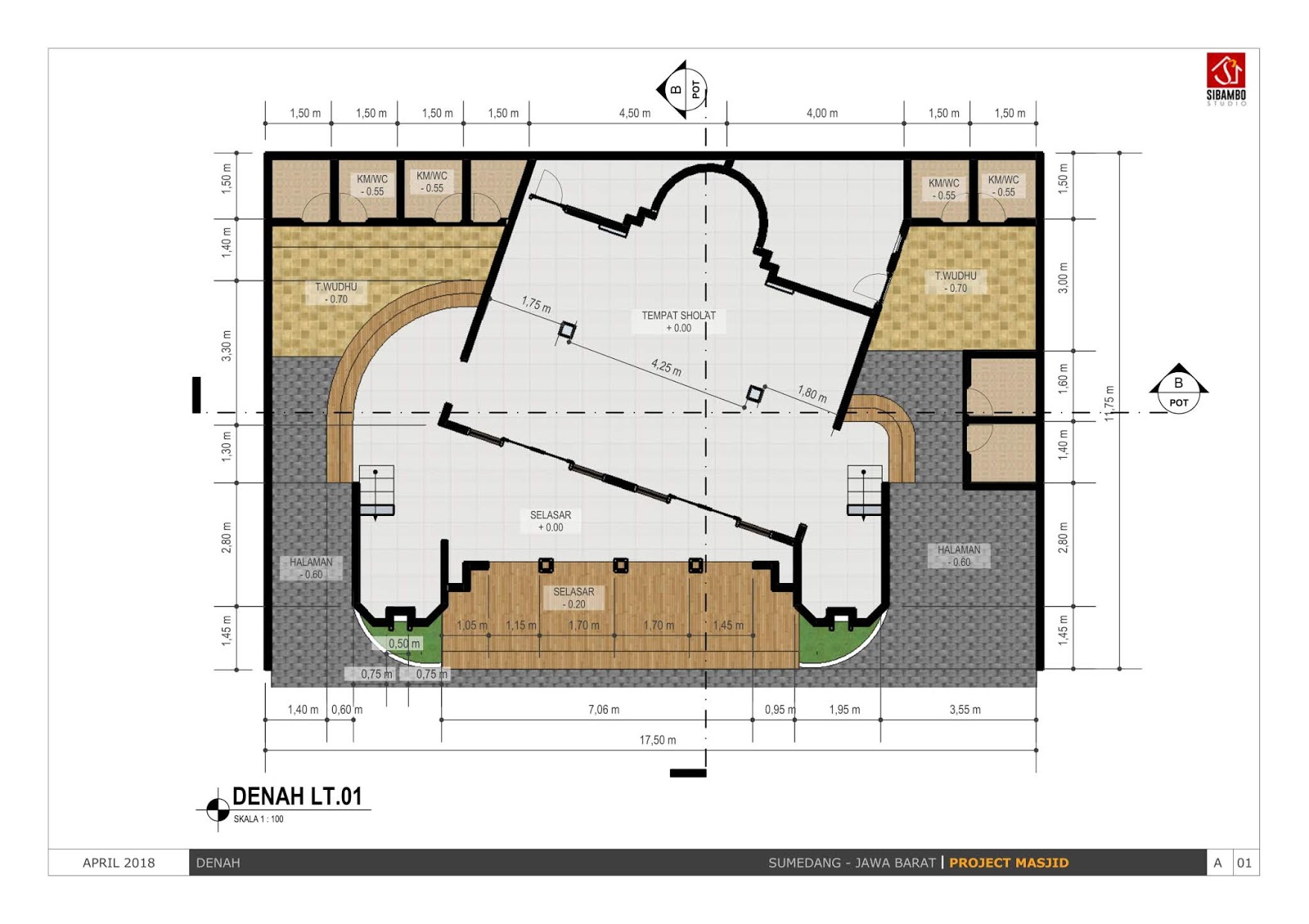 Aneh dan Unik! Masjid Minimalis 2 Lantai di Sekolahan Ini Tampil Beda ...