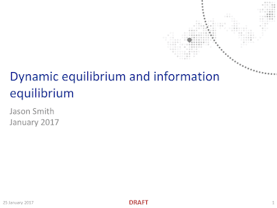 Information Transfer Economics: Dynamic equilibrium (presentation)