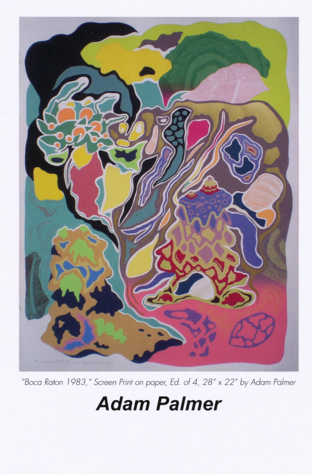 UNT Printmaking Blog: Adam Palmer at Norwood Flynn Gallery