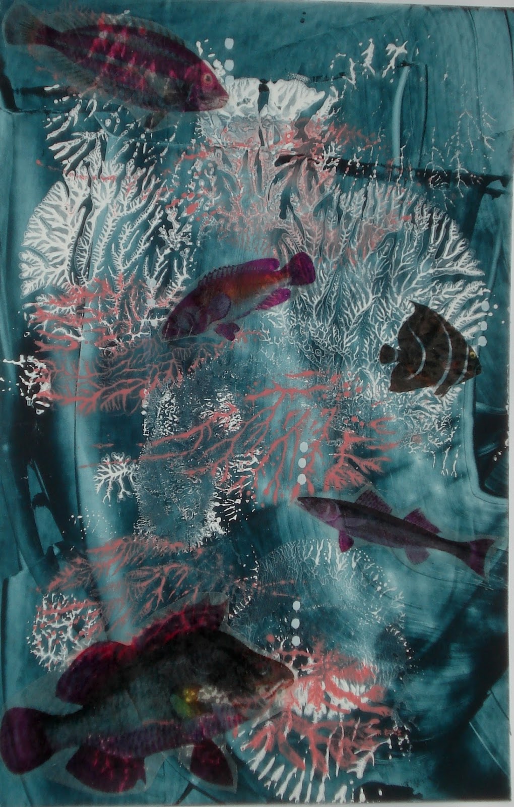 Mail me some art: Dendritic Patterns Post Card Swap - Postmark by May 21st