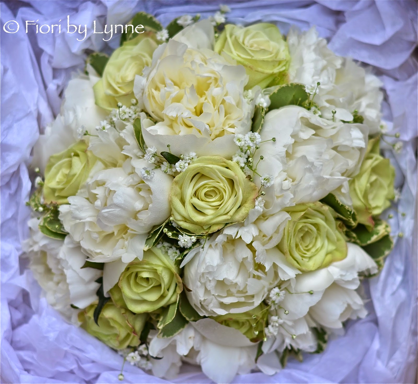 Wedding Flowers Blog: Becky's Green and White June Wedding Flowers ...