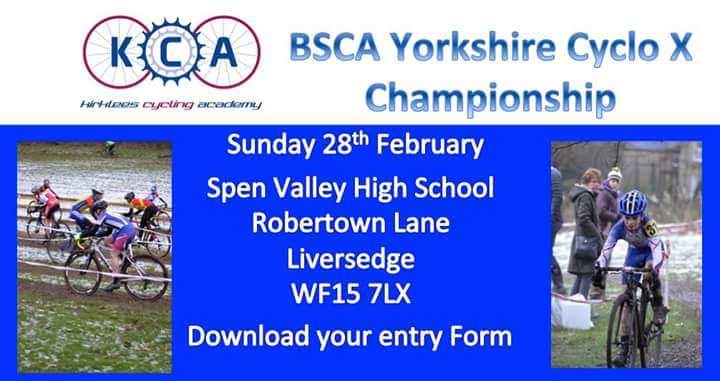 British Schools Cycling Association: Entry Forms For BSCA Yorkshire ...