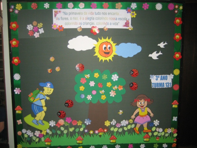 DICAS PEDAGÓGICAS: Painéis tema Primavera
