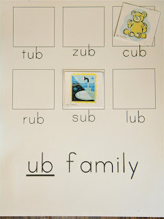A Thoughtful Spot: Word Family Printables