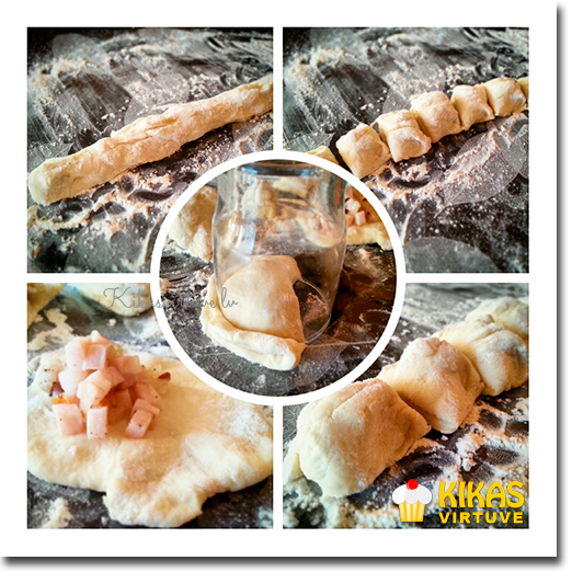 Kikas virtuve: Rauga mīklas pīrādziņi un smalkmaizītes