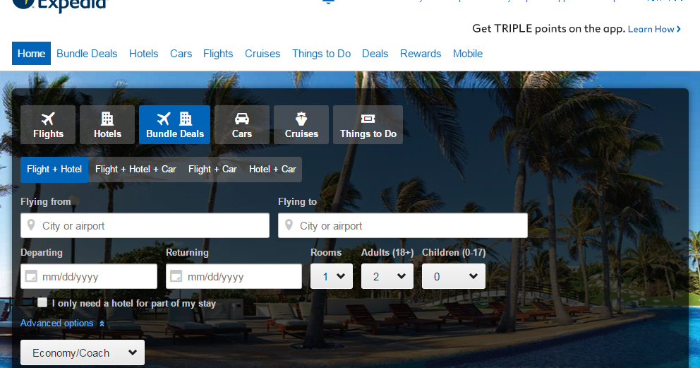 طريقة حجز الطيران اونلاين من موقع expedia و Skyscanner