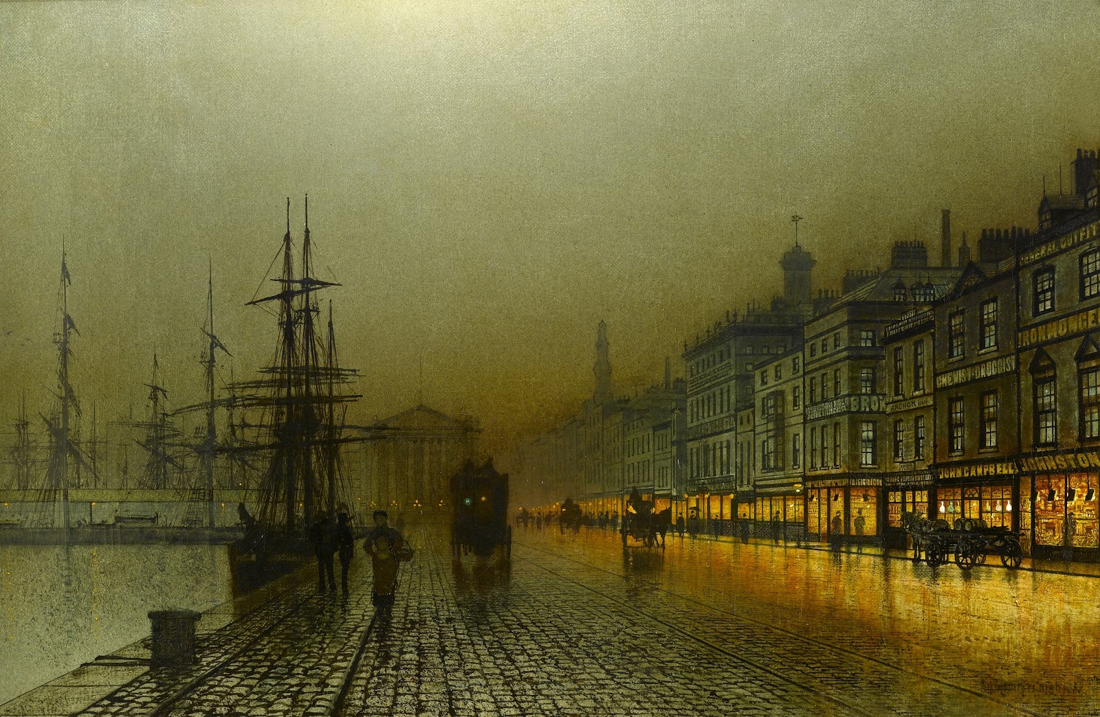 John Atkinson Grimshaw. Moonlight painter . Обсуждение на LiveInternet ...