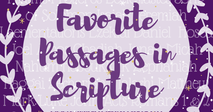 BecKyle: Favorite Passage in Genesis