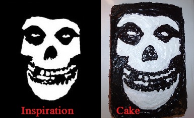 The Hillbilly Princess Diaries: Misfits Skull Cake!