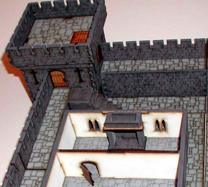 Wargame News and Terrain: Sally 4th: New 28mm Castle Releases