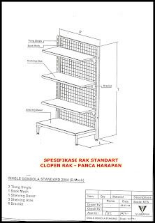 RAK JOGJA: SPESIFIKASI RAK