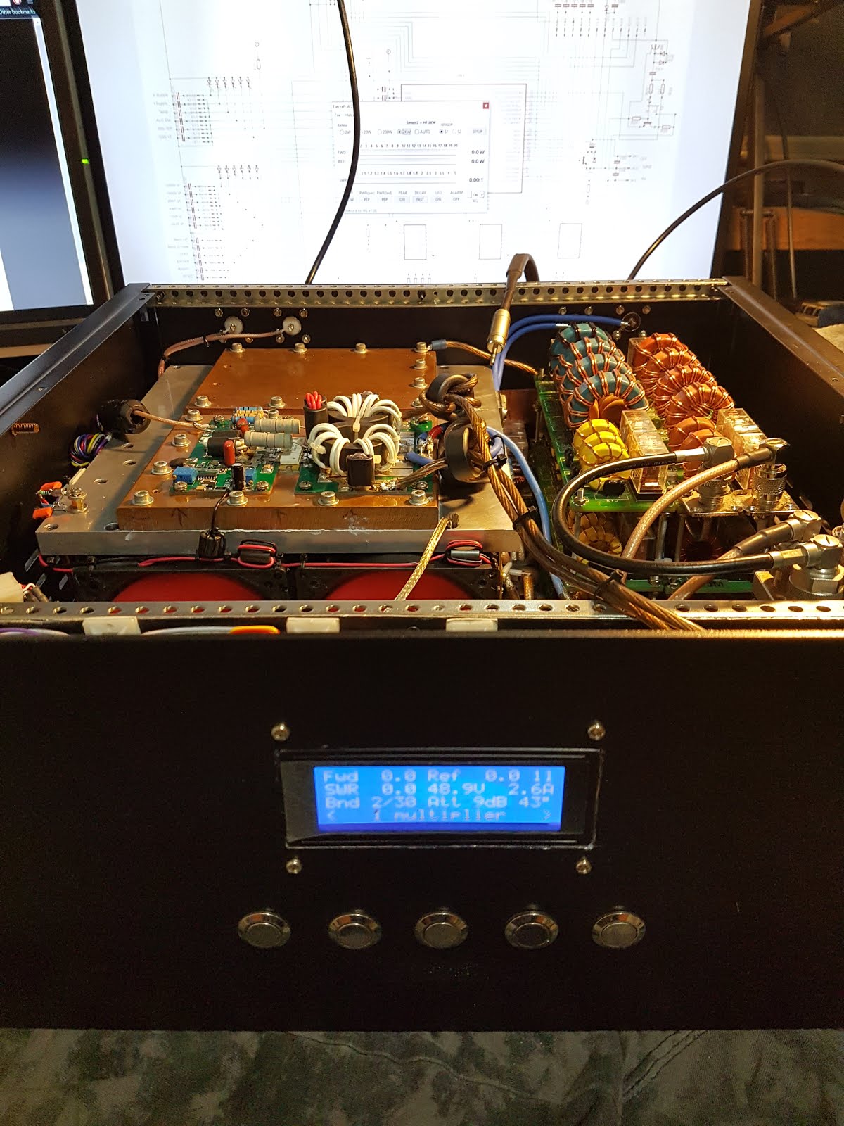 Solid state Linear Amplifier project: BLF188XR HF Amplfier Project