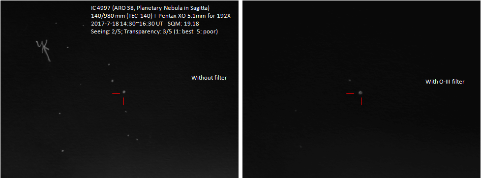 Practice: 辨識超小的行星狀星雲, IC 4997, Campbell's Hydrogen Star (ARO11), Egg Nebula