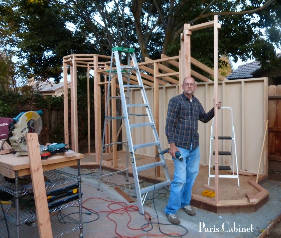Paris Cabinet: Garden Castle Shed Second Turret