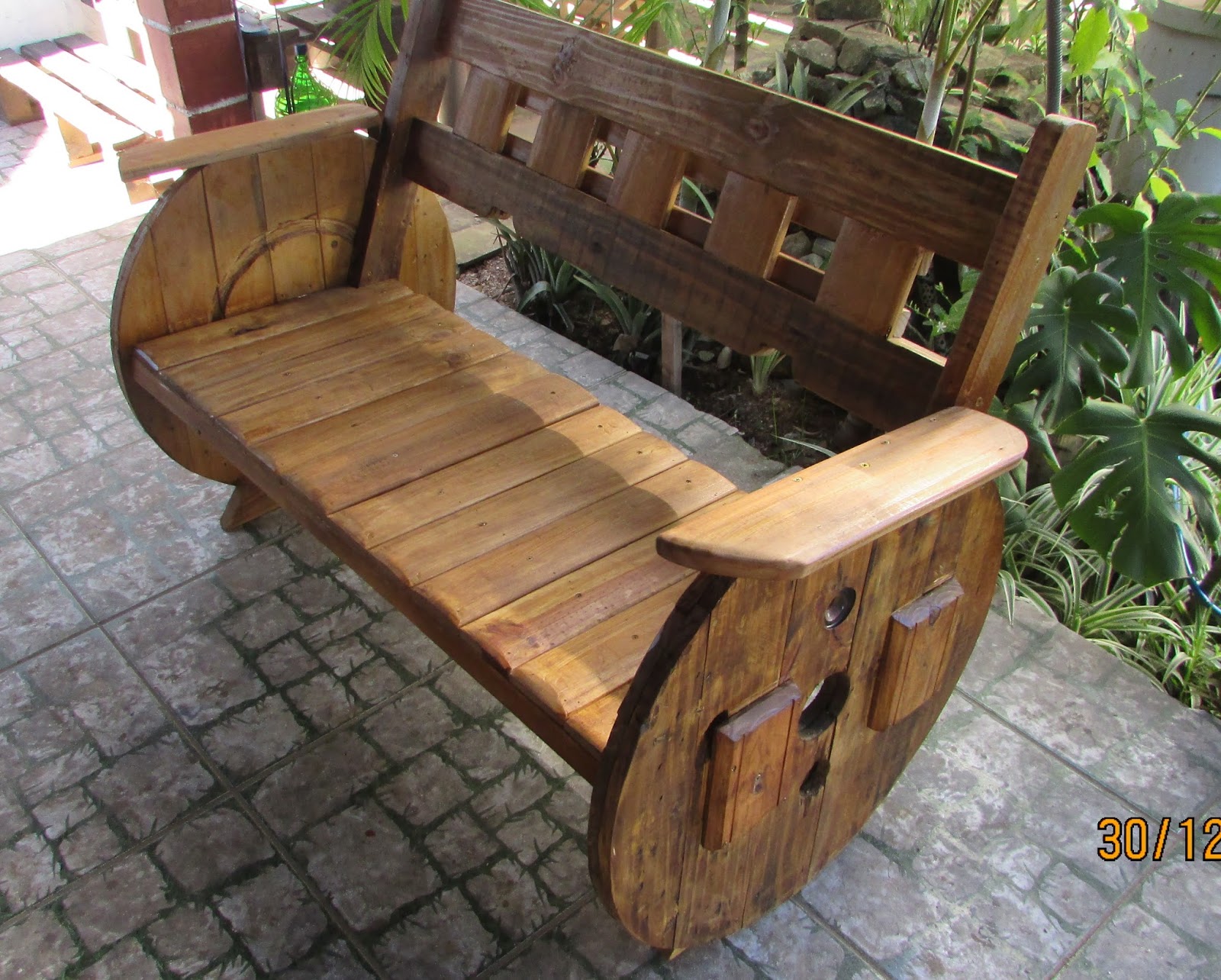 ALC RÚSTICOS : Banco Rústico carretel