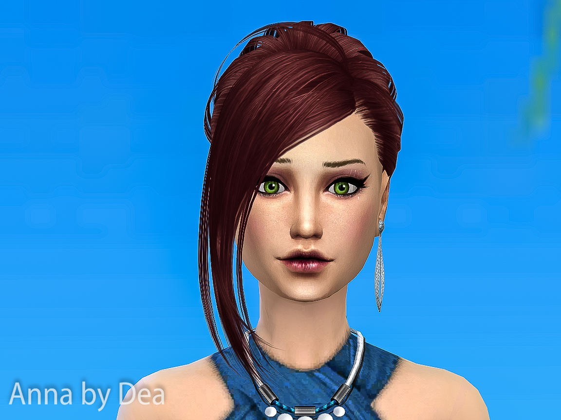 Sims 4 lets play, creating a sim Anna by Dea