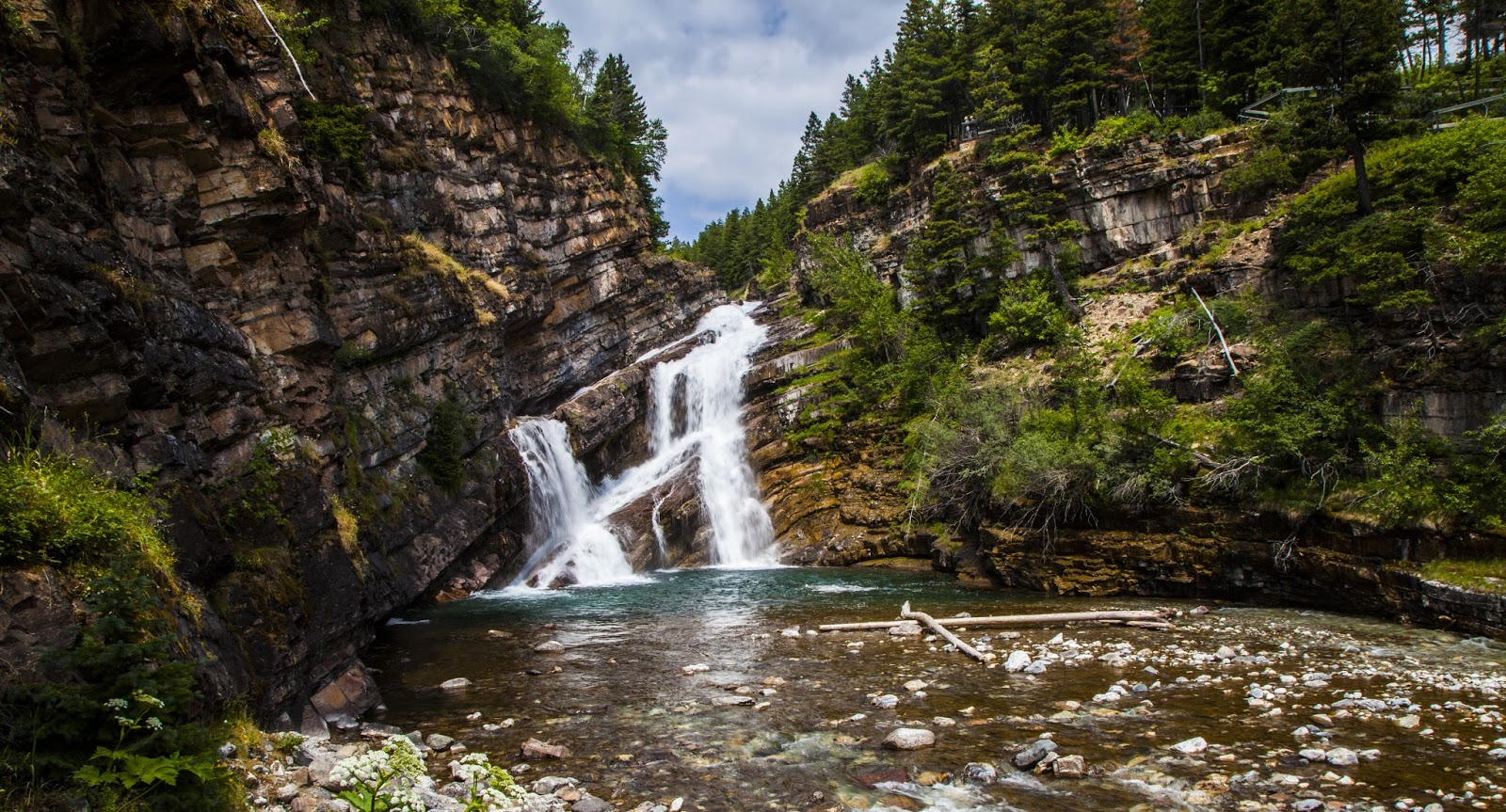 Walking Arizona: Cameron Falls, Waterton Lakes National Park