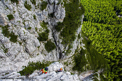 Canyoning - Caving: Via Ferrata Ettore Bovero/Col Rosa, Cortina, Dolomites