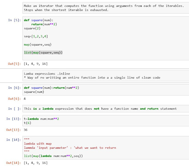 Web Snippets: Lambda and map in Python