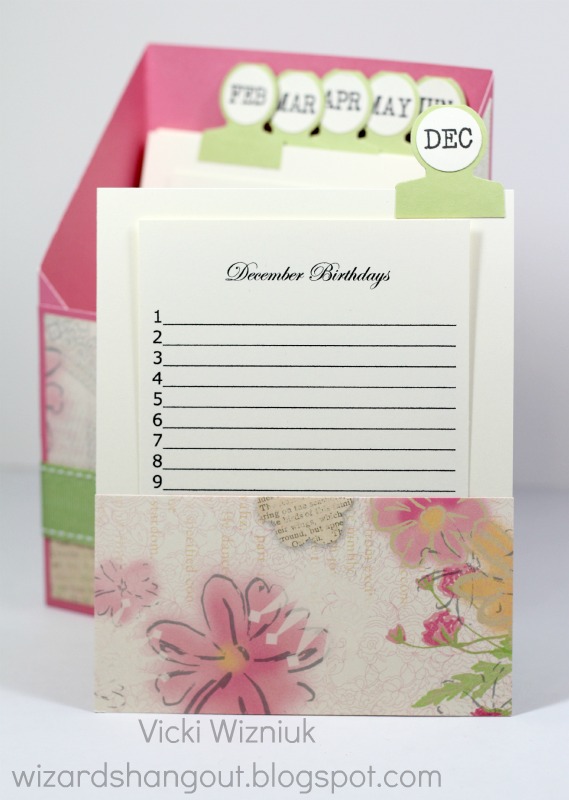 Wizard's Hangout: Lucy Birthday Card Keeper