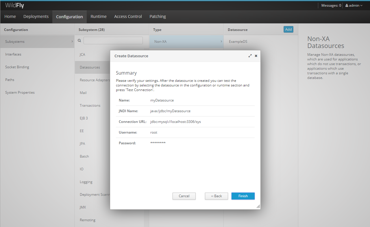 Java การเชื่อมต่อ Database ผ่าน Datasource