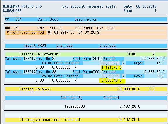 SAP - FICO MODULE LEARNING: Balance Interest Calculation SAP - FICO MODULE LEARNING: Balance Interest Calculation
