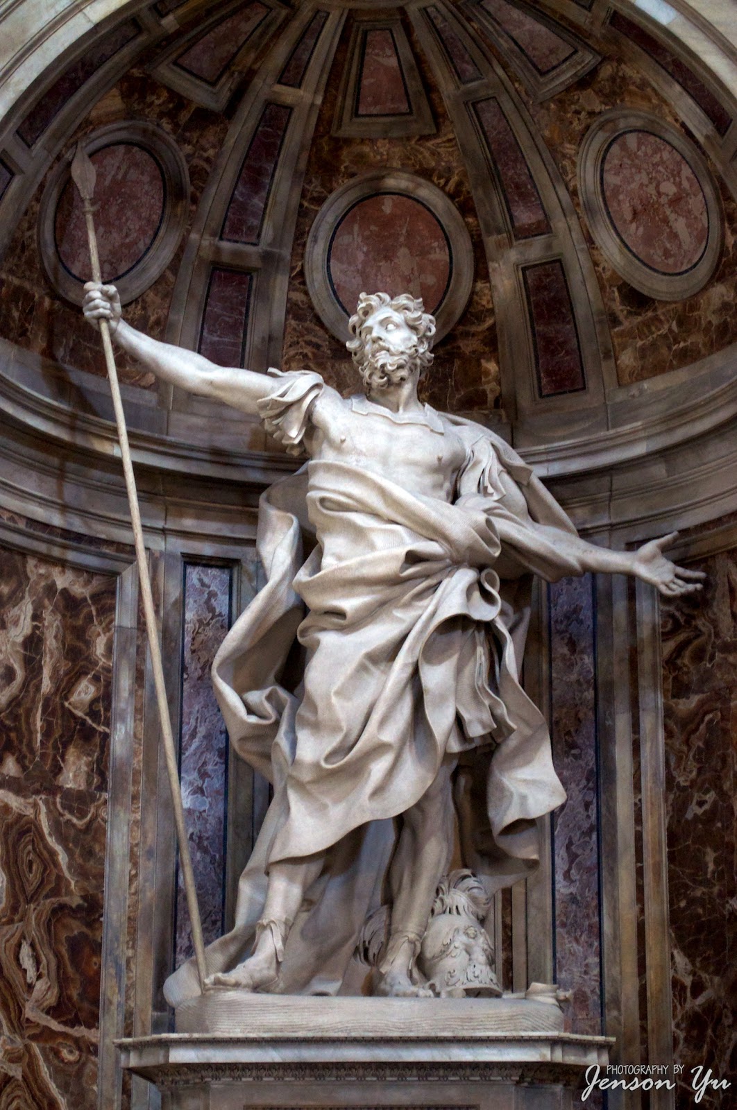 Longinus: Imagem de São Longino: ORIGEM