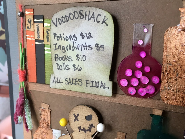 Voodoo Shack: A Halloween and Birthday Card - Alice Scraps Wonderland