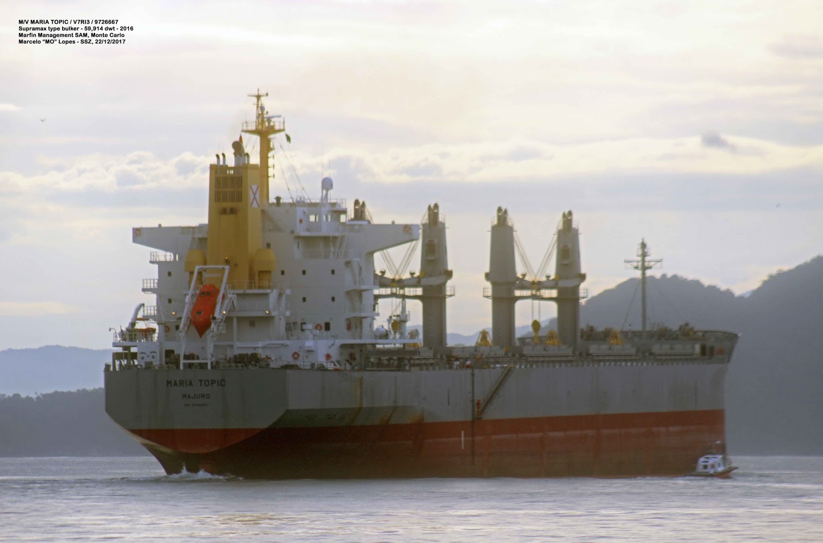 Santos Shiplovers: M/V Maria Topic / V7RI3, Owned by Marfin Management ...