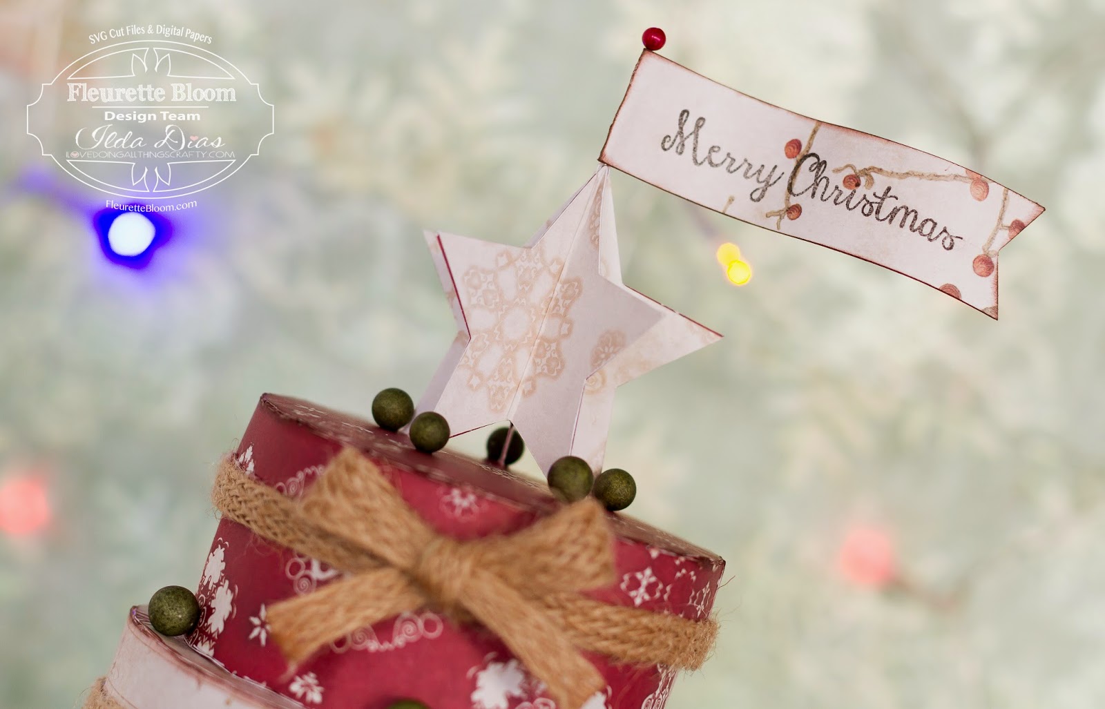 I Love Doing All Things Crafty: Stacking Christmas Tree | Fleurette ...