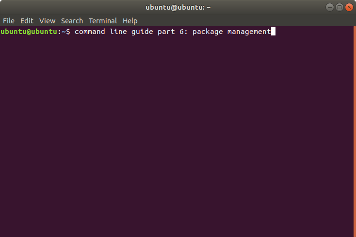 Ubuntu Command Lines for Beginners Part 6: Software Installation