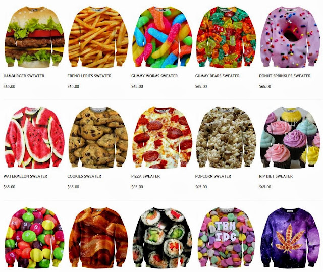 meg, paper, scissors: Food Sweatshirts