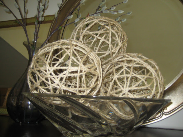 Obssesed with Design: Jute Balls... they actually worked!
