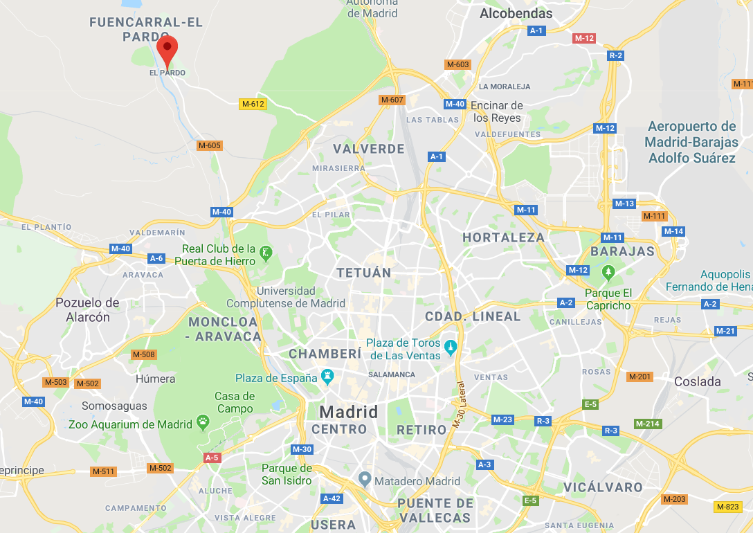 Excursión a El Pardo desde Madrid (senderismo y palacio)