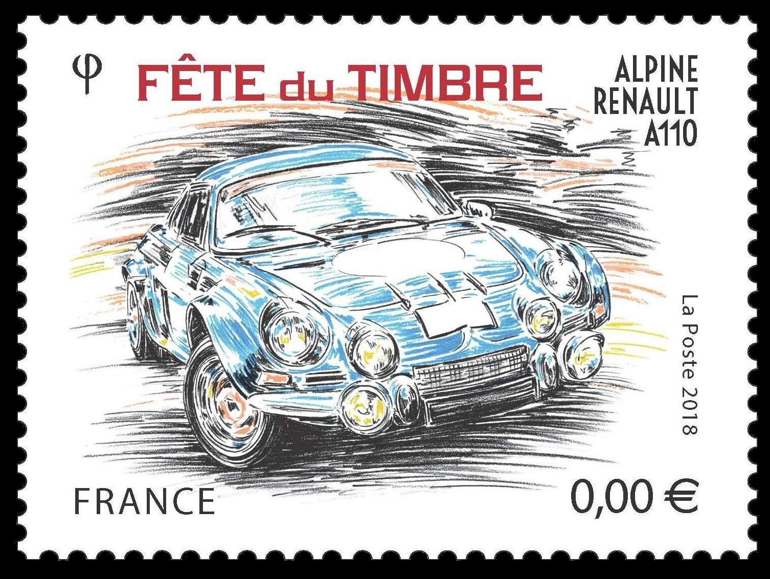GULFMANN STAMPS WORLD: FRANCE ~ Renault Alpine A110