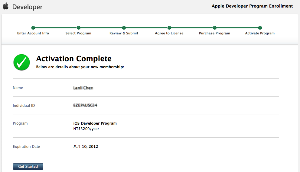 I touchs: Join The iOS Developer Program