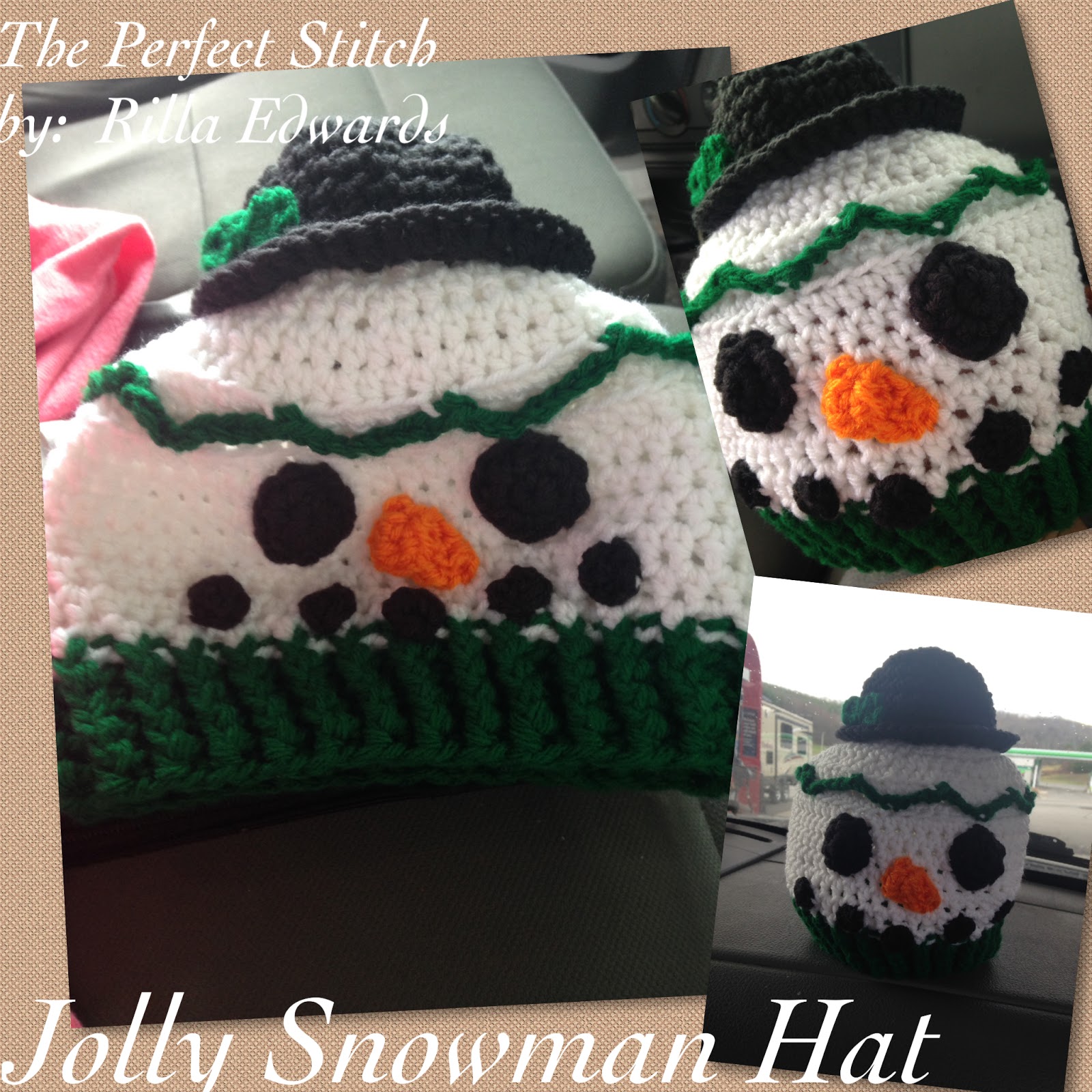The Perfect Stitch...: Jolly Snowman Hat