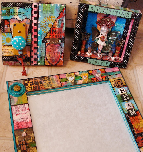 My Art Journal: Playing With Painted Papers