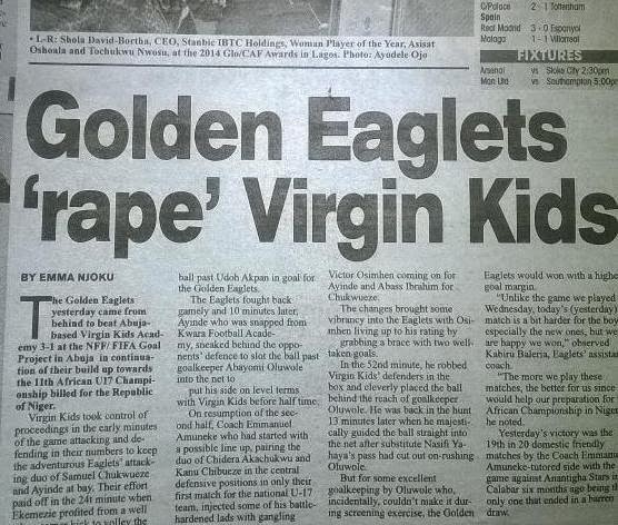 The Sunday Sun headline that's got people irritated...