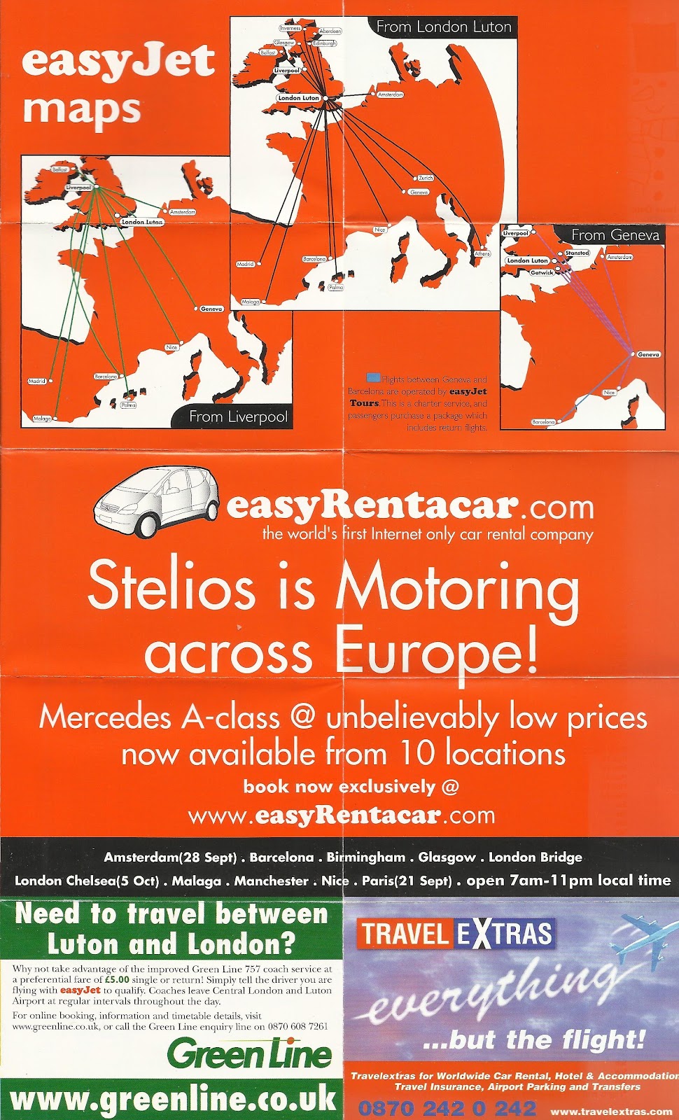 Airline memorabilia: Easyjet (2000/2001)