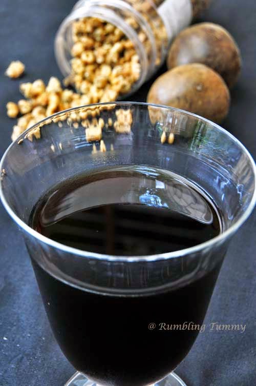 Rumbling Tummy: Luo Han Guo Chrysanthemum Tea 罗汉果菊花茶