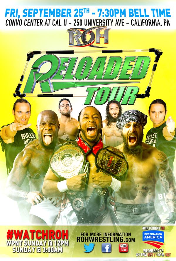 The Wrestling HUB: Reviews: ROH Reloaded Tour '15: California Review