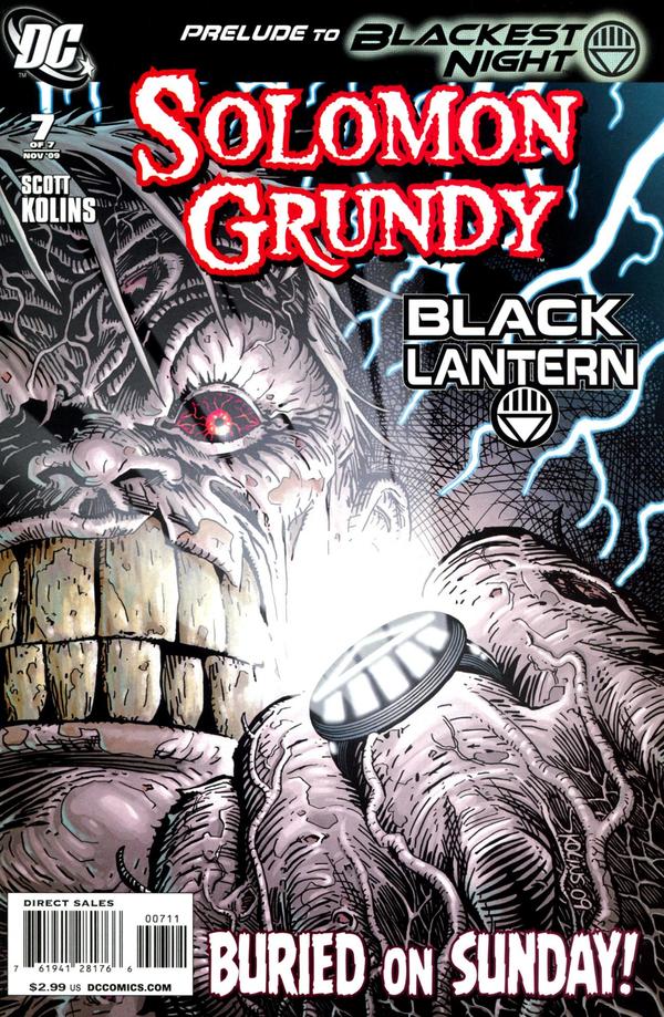 COMIC BOOK FAN AND LOVER: SOLOMON GRUNDY - DC COMICS