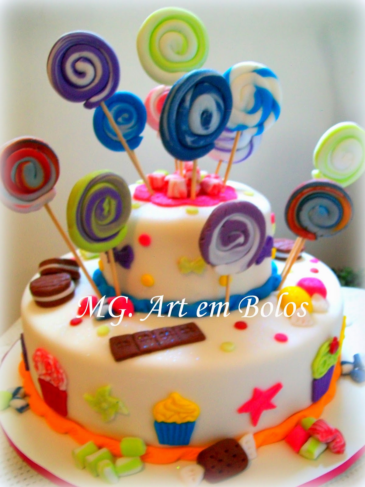 MG. Art em Bolos: Bolo Candy Party