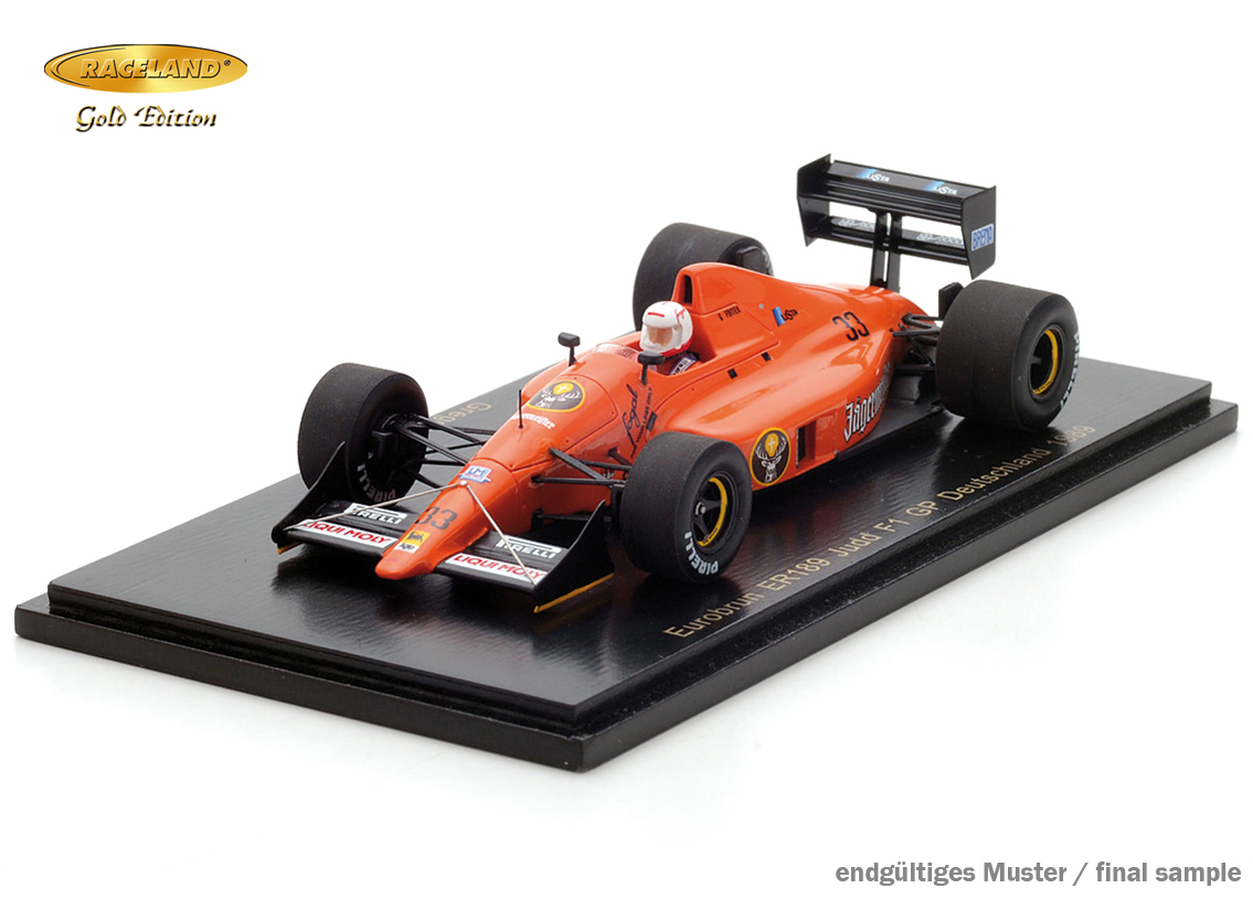 Preview: Eurobrun ER189 Judd F1 Jägermeister GP Germania 1989 Gregor ...