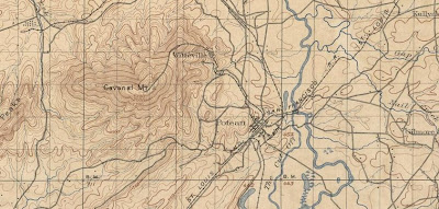 Old map of Poteau - explained! - The Birth of Poteau