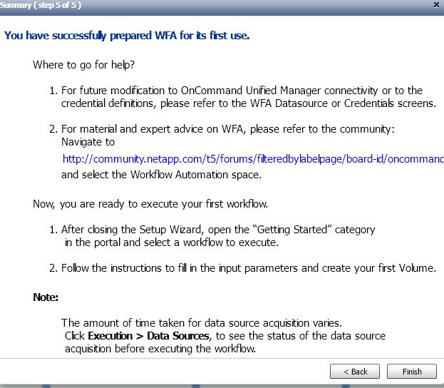 Remote Infrastructure Management: NetApp WFA Management