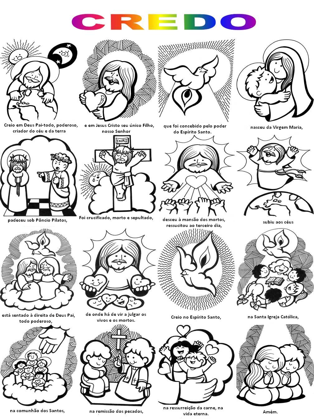 Catequese com Carinho: Oração do Credo Ilustrada