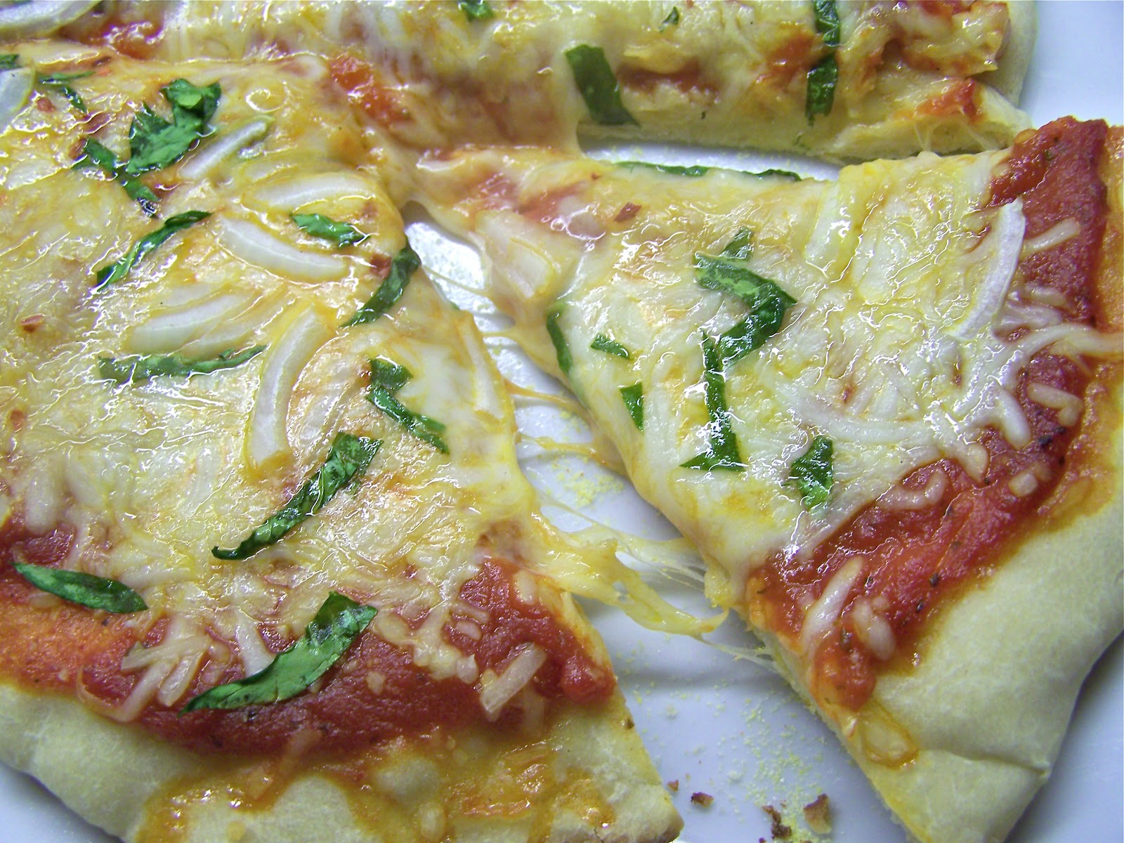 Little Mommy, Big Appetite: Grilled Pizza with Garlic Herb Crust